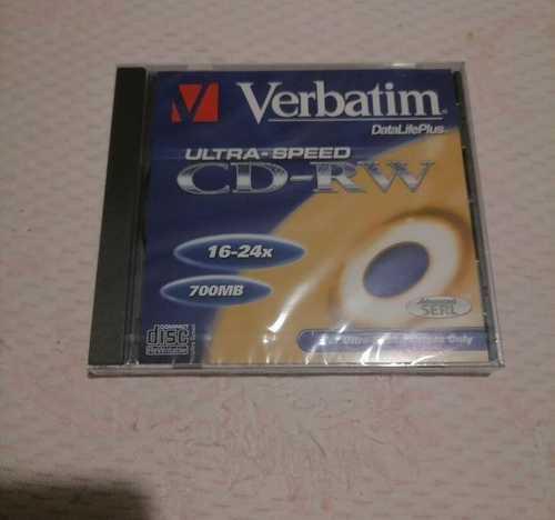 CD-RW диски verbatim