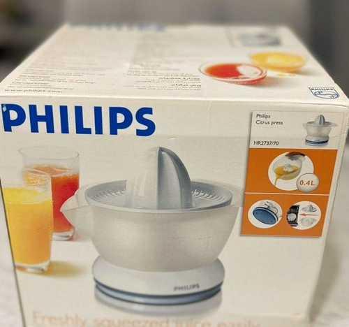 Соковыжималка для цитрусов электрическая Philips