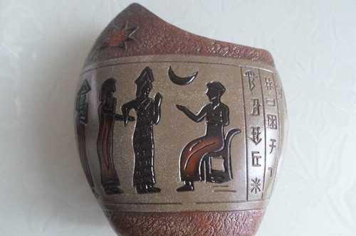 Ваза египетская керамическая