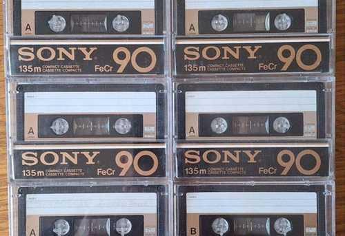 Кассеты Sony FeCr 90 made in Japan