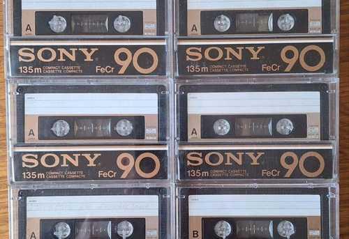 Кассеты Sony FeCr 90 made in Japan