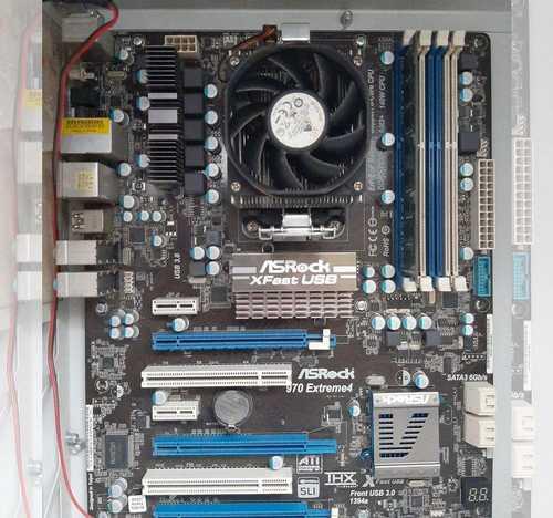 Комплект asrock 970 extreme 4   AMD Athlon II X2 2