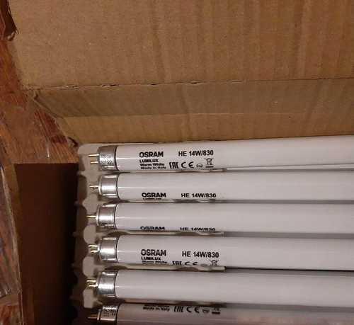 Лампа Osram 14w/830 lumilux warm white G5