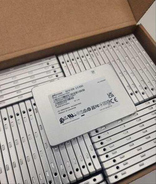 Micron SSD5210 ion 7.68тб Новый