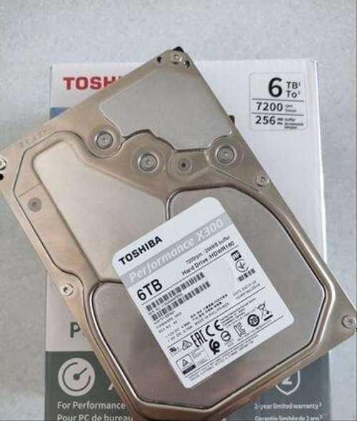 Жёсткий диск HDD Toshiba X300 6тб