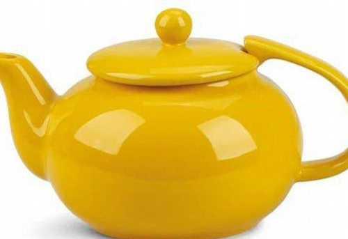 Заварочный чайник желтый