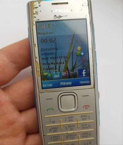 Nokia x2-00 Серебро