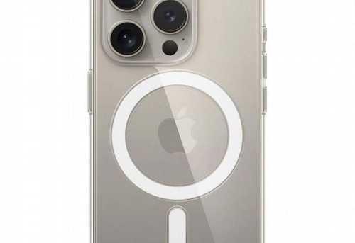 Чехол-накладка iPhone 15 Pro Silicone Clear