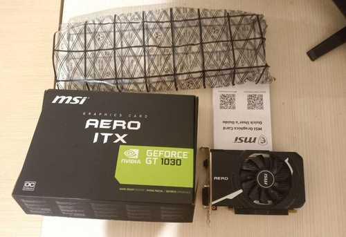Видеокарта MSI GeForce GT1030 Aero ITX gddr5