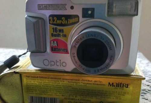 Компактный цифровой фотоаппарат pentax optio 30