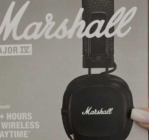 Наушники marshall major iv black