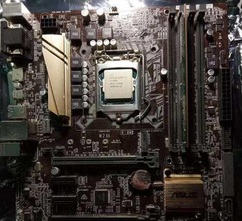 Комплект материнская плата 1155 i5 6600 ddr4 8gb