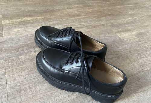 Женские ботинки оксфорд
