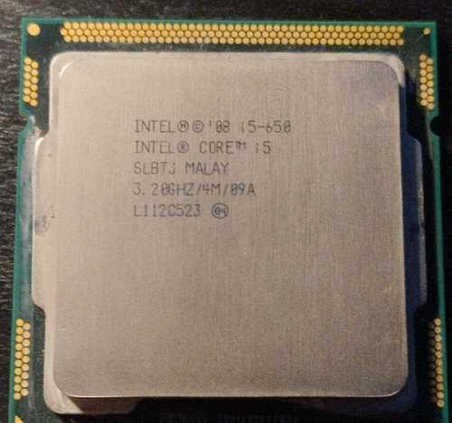 Процессор intel core i5 650