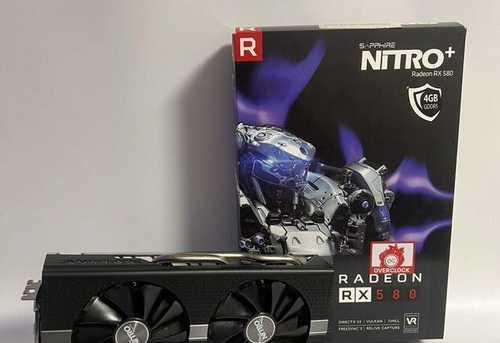 Видеокарта Rx 580 4 Gb Nitro+ Гарантия
