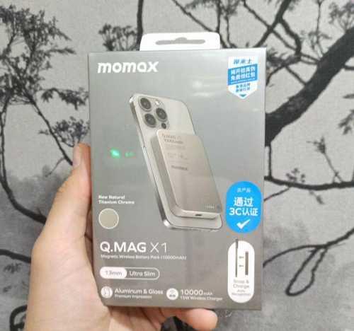 Павербанк Momax Qmag 5000-10000 mAh MagSafe