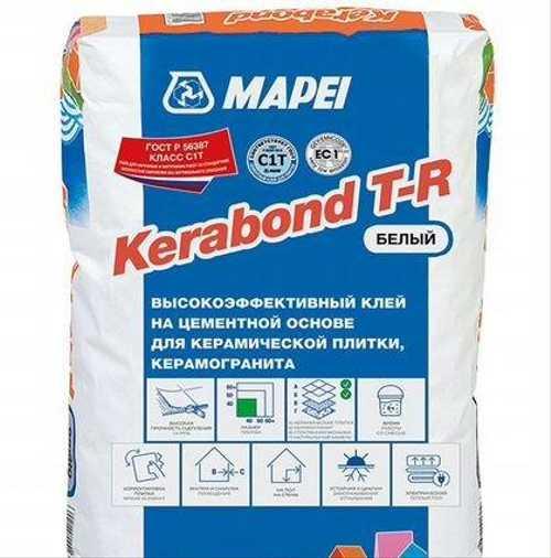 Клей для плитки Mapei Kerabond T-R белый 25 кг
