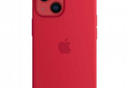 Силиконовый чехол для iPhone 13 (красный)