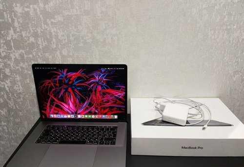 MacBook Pro 15 (2018), 256 ГБ, Core i7, 2.2 ГГц, RAM 16 ГБ, Radeon Pro 560X 4 ГБ