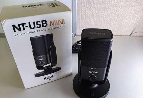 Микрофон Rode NT-USB Mini (в хорошем состоянии)