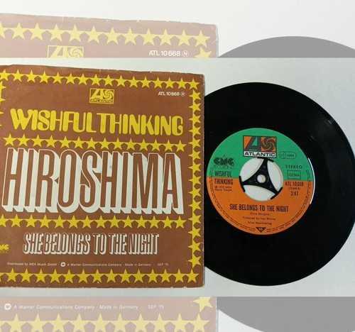Wishful Thinking Hiroshima винил single