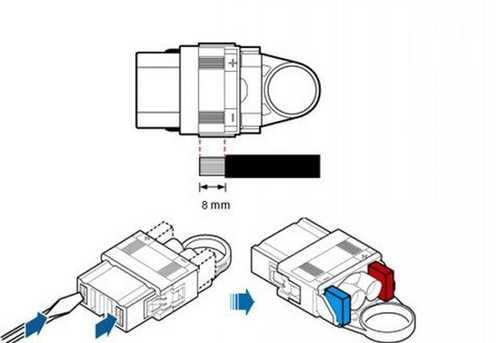Power connector for RTN 910 Huawei