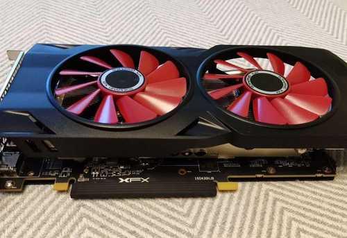 Видеокарта AMD radeon XFX RX-580 8GB 2048sp 256 b