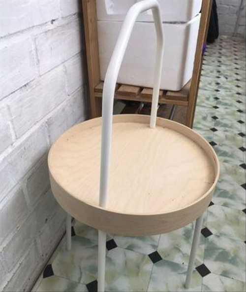Придиванный столик икея бурвик