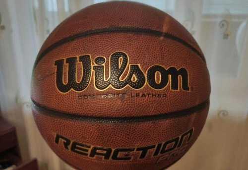Баскетбольный мяч wilson reaction pro