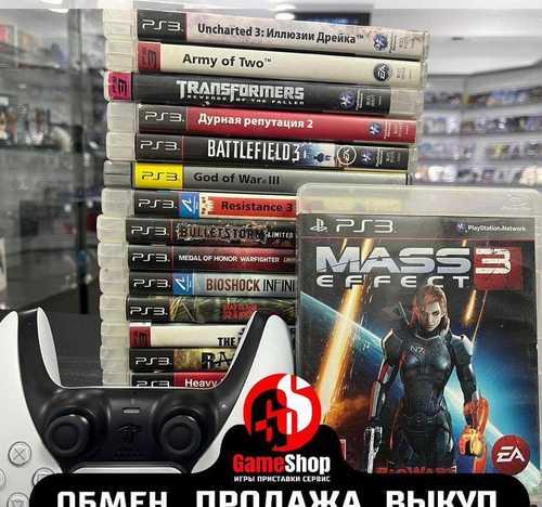 Диск Mass Effect 3Б.У игры play station 3
