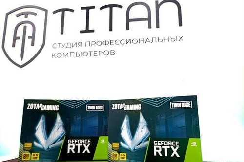 Видеокарта zotac RTX3060Ti Twin Edge OC 8Gb