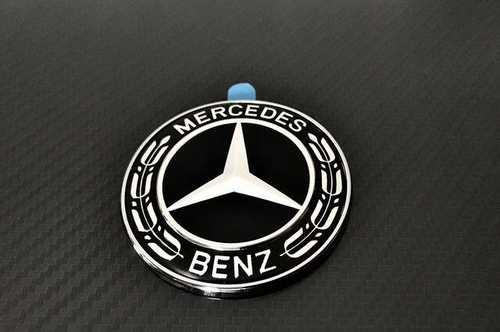 Эмблема на капот Mercedes 57 мм. New style 2017