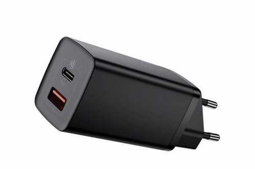 Блок питания baseus GaN2 Lite, черный, 65W