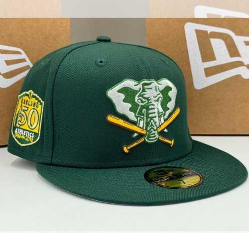 Бейсболка New Era Oakland Athletics Green/Grey 7s