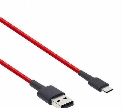 Кабель Xiaomi Mi Braided USB Type-C Cable 100см Re