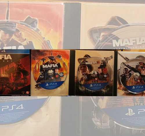 Mafia trilogy ps4 3 диска