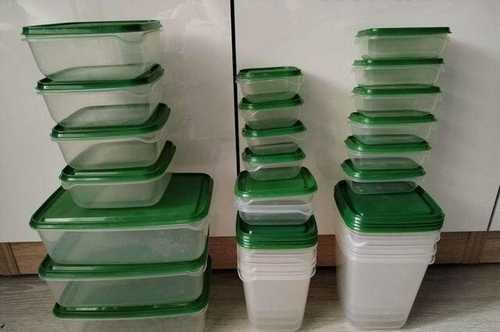 Пластиковые контейнеры с крышкой Икеа Прута
