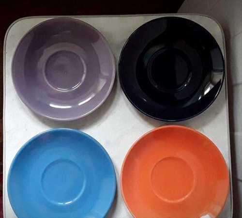 Цветные керамические тарелочки