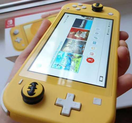 Nintendo switch lite прошитая 128gb