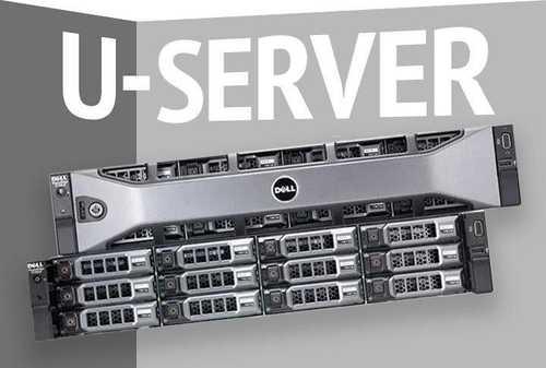 Сервер Dell R720XD 12LFF 2*2650v2 128Gb H710 2*750