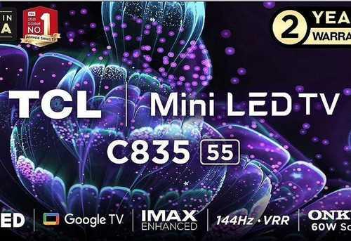 Новый топовый 4К Qled 55" (139 см) Android TV TCL