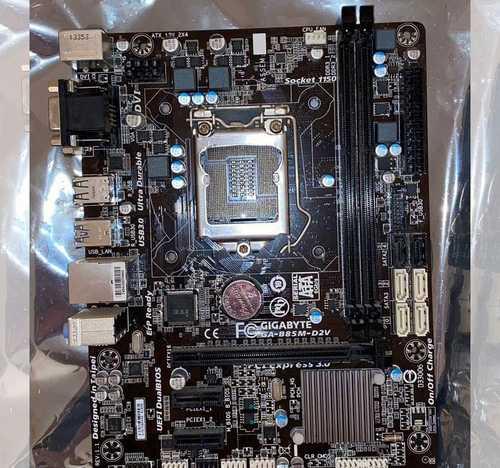 Материнская плата Gigabyte GA B85M D2V rev 1.1 LGA