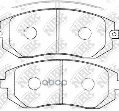 Колодки передние (subaru forester 08/impreza