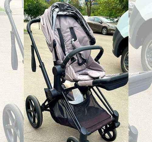 Коляска cybex priam 3 и автолюлька cloud q