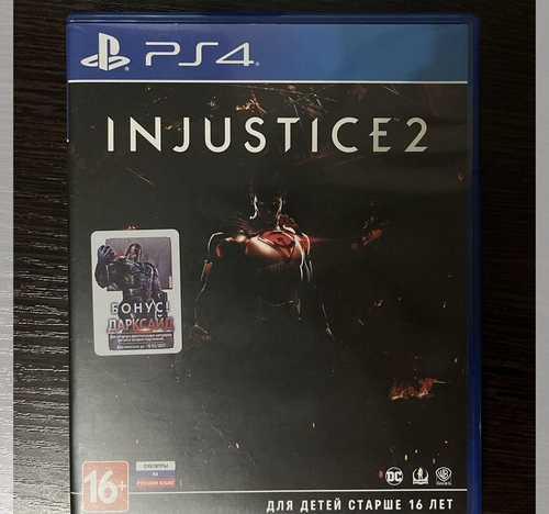 Игра на ps4 injustice 2