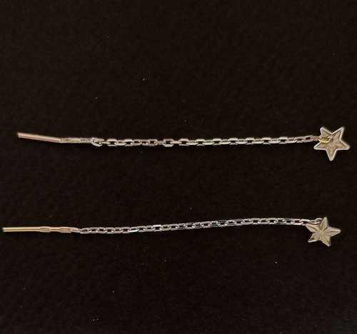 Серьги со звёздами