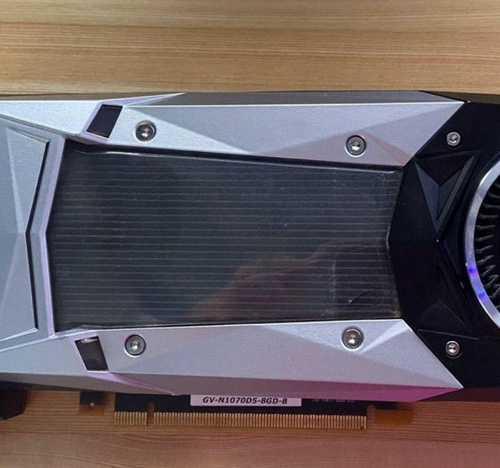 Видеокарта gtx 1070 ti 8gb gigabyte