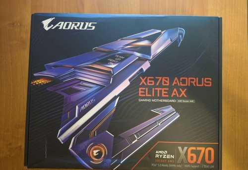 Материнская плата Gigabyte X670 aorus elite AX