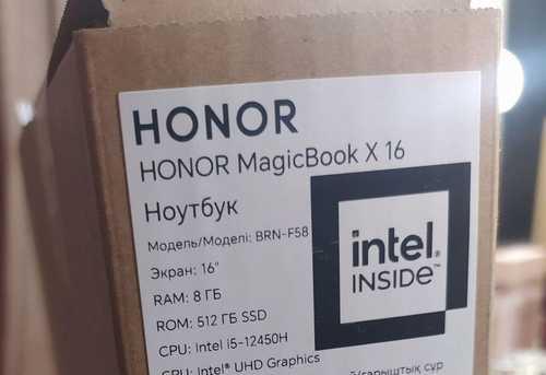 Ноутбук Honor MagicBook X16 2024 DOS Gray