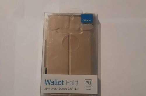 Чехол подставка deppa universal wallet 3.5" 4.3"